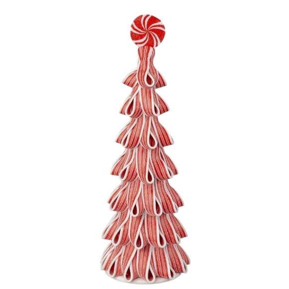 Holiday Time | Holiday | New Holiday Time Ribbon Peppermint Candy Table ...